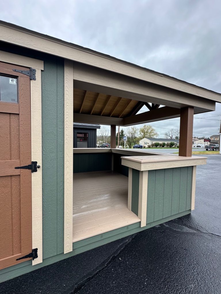 12' x 16' Pool House Bar | Fox Country Sheds