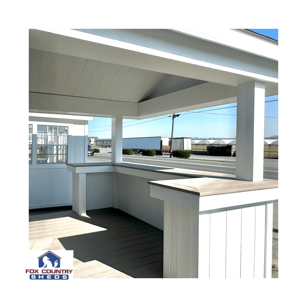 10' x 16' Pool House Bar | Fox Country Sheds